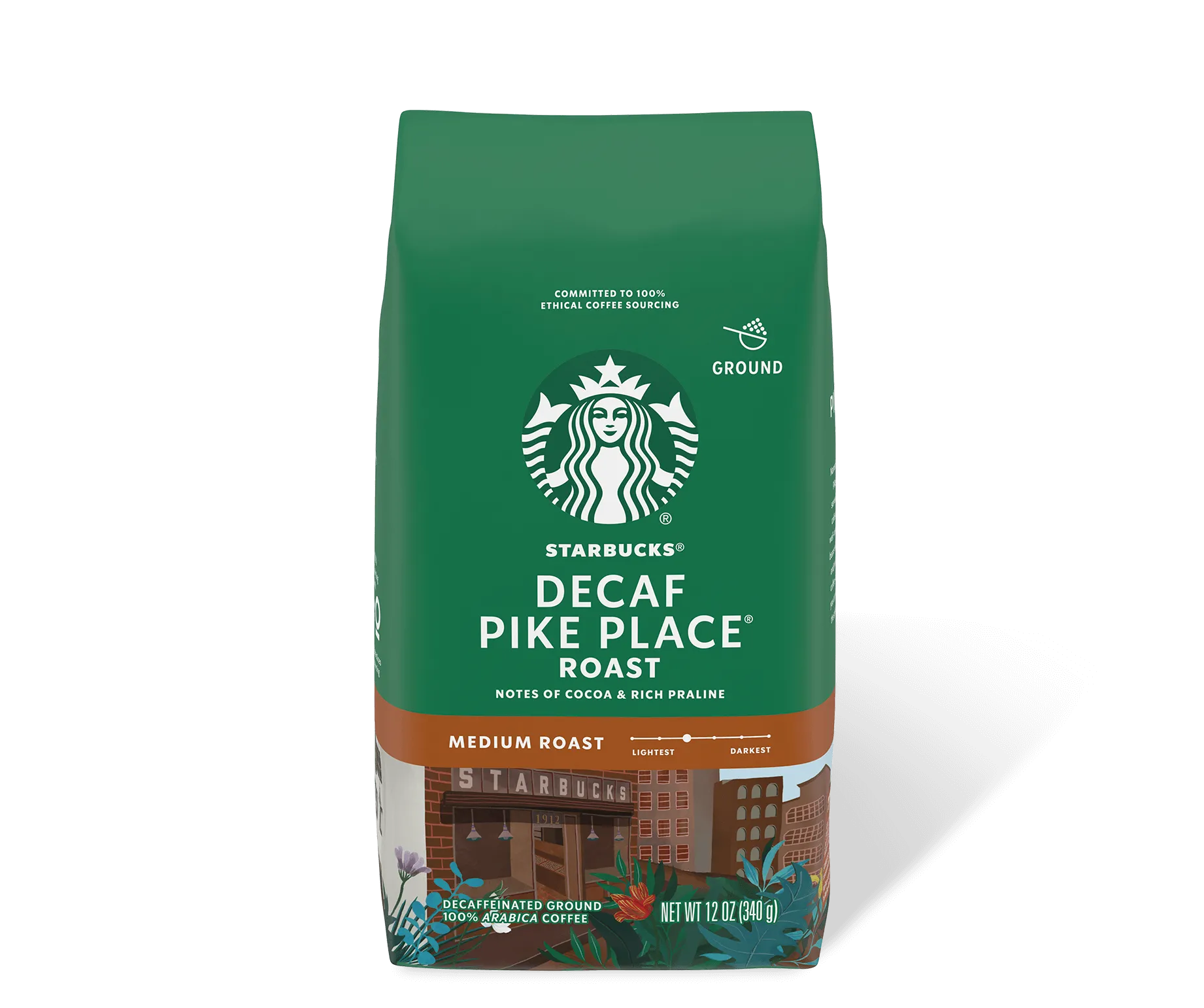 Starbucks decaf coffee store